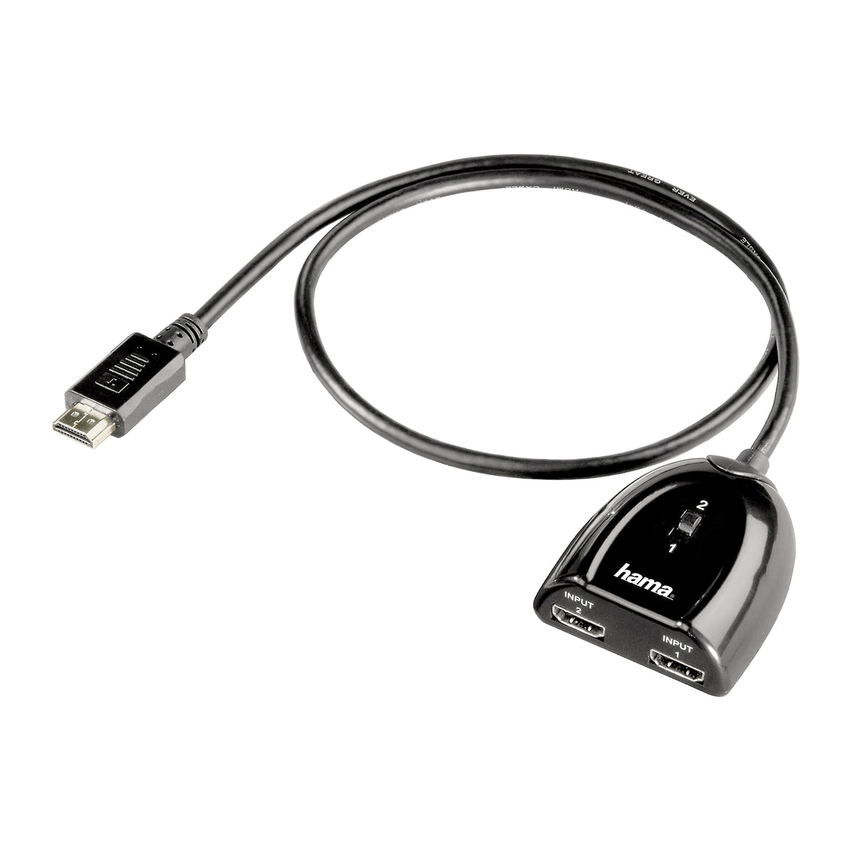 HAMA HDMI SWITCH - 2/OUTPUT 1/INPUT – Harbor Shop Hamburg