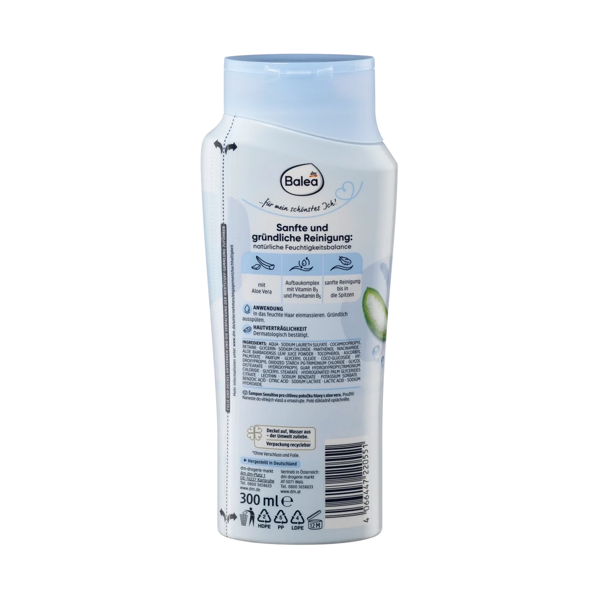 BALEA SHAMPOO SENSITIVE 300ML – Harbor Shop Hamburg